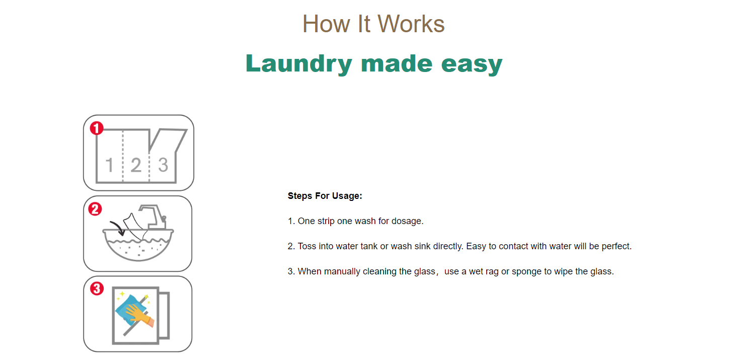 Glass Cleaning Sheet - cleansingsheets